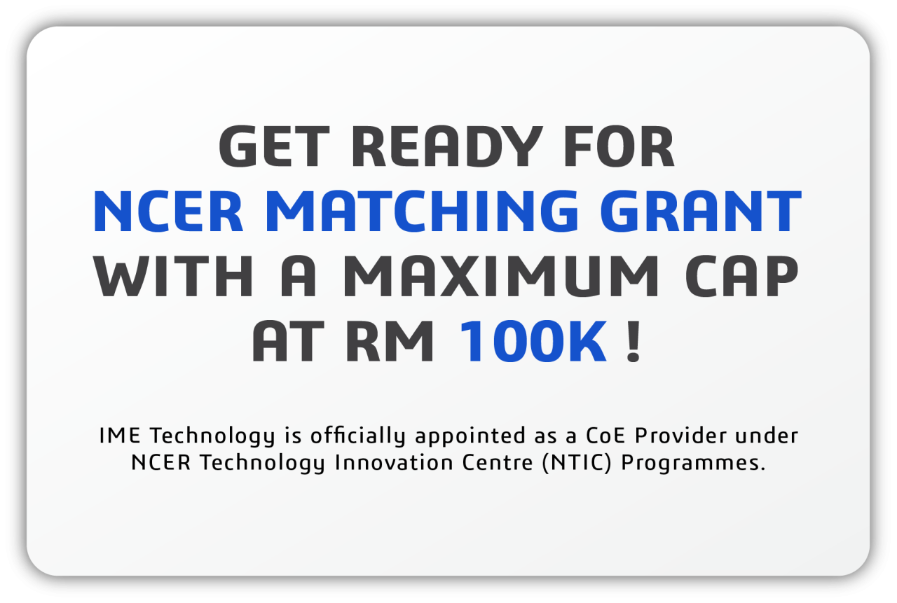 NCER Technology Innovation Centre (NTIC) Programmes | IME Technology ...